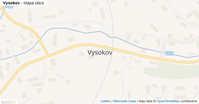 Vysokov - mapy | Kurzy.cz